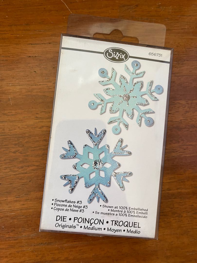 Sizzix Snowflake Die, Hobbies & Toys, Stationary & Craft, Craft ...