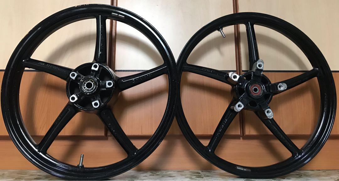 Sniper/Y15zr/Mxking Ori RCB rims sp552, Motorcycles, Motorcycle ...