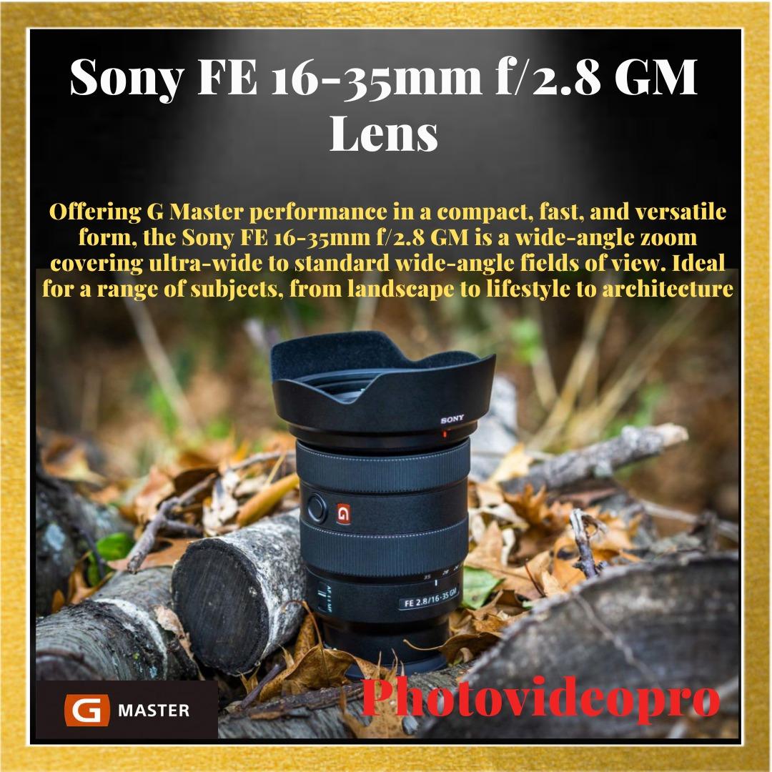 Sony FE 16-35mm f/2.8 GM Lens ( SEL1635GM ), Photography, Lens & Kits ...