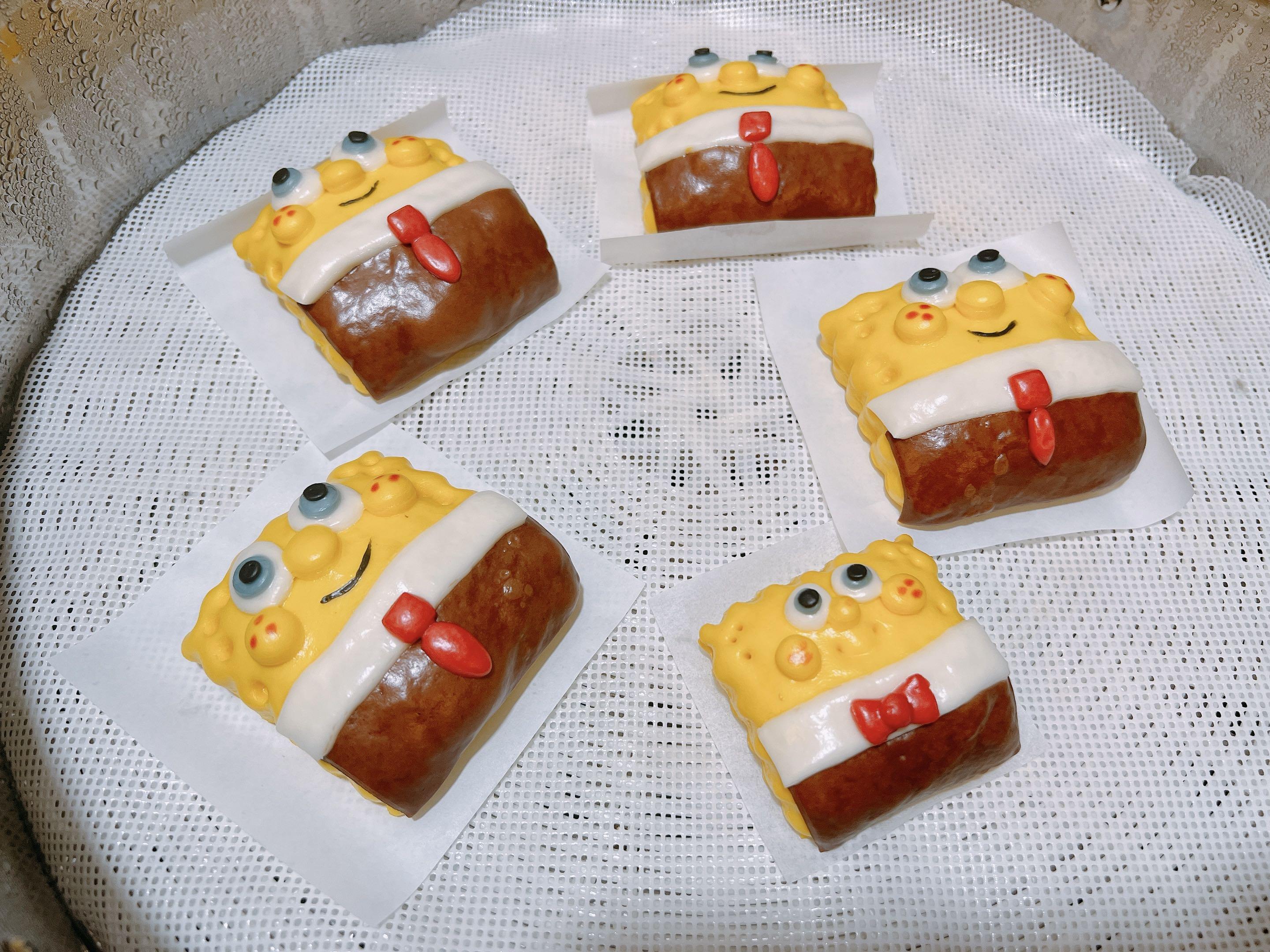 SpongeBob SquarePants buns/ mantou / steamed buns / sandwiches, Food ...
