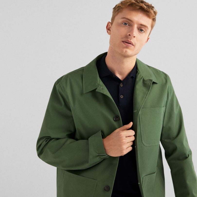 Springfield Green Utility Jacket, Men's Fashion, Coats, Jackets and ...