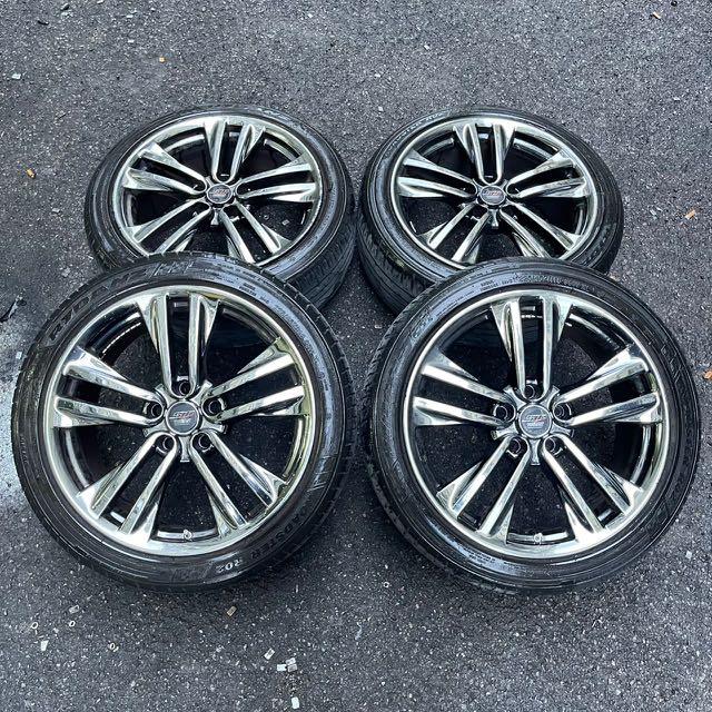 st sport 18 inch sports rim hrv tyre 70%, Auto Accessories on Carousell
