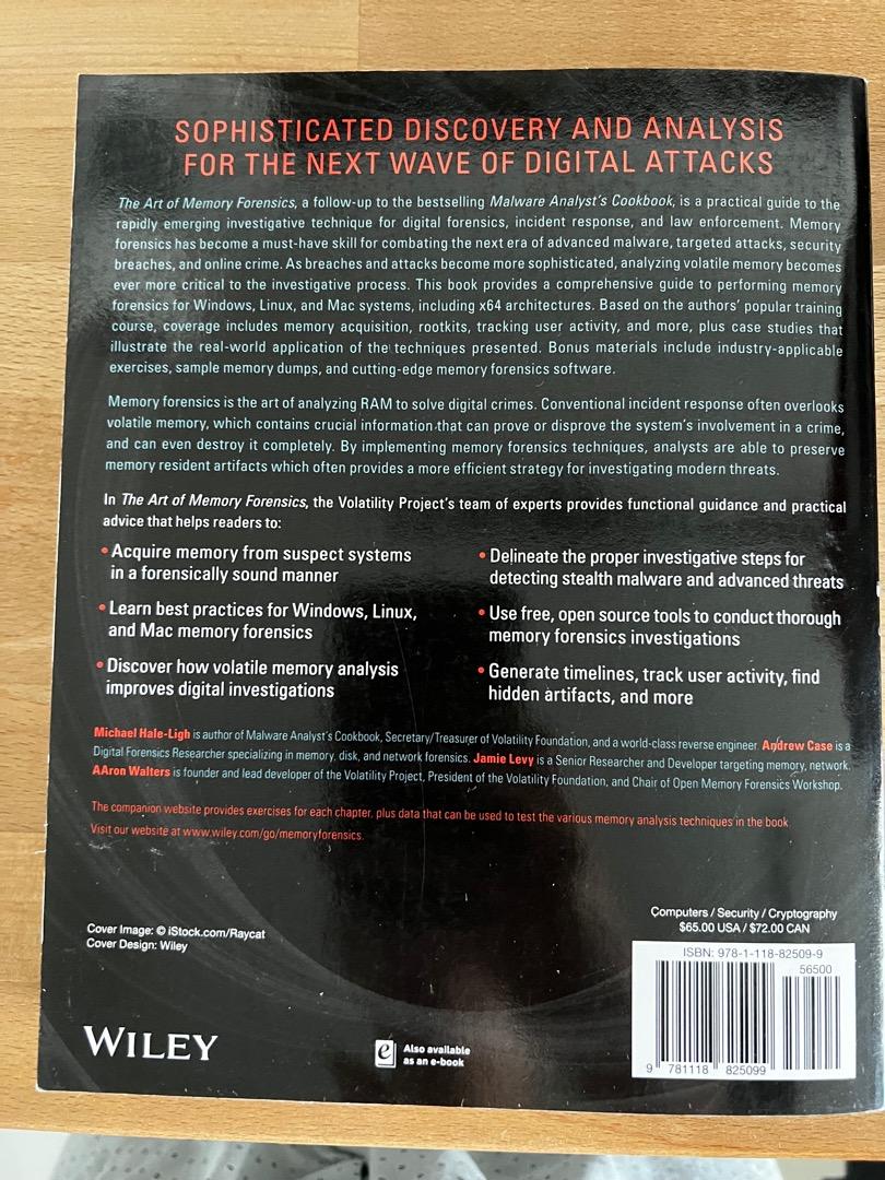 The Art Of Memory Forensics Detecting Malware And Threats In Windows