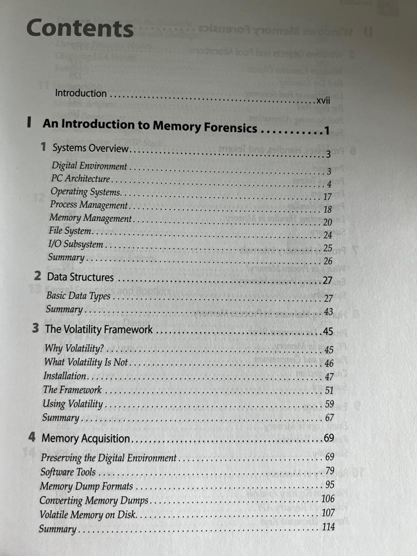 The Art of Memory Forensics: Detecting Malware and Threats in Windows, Linux, and Mac Memory ...