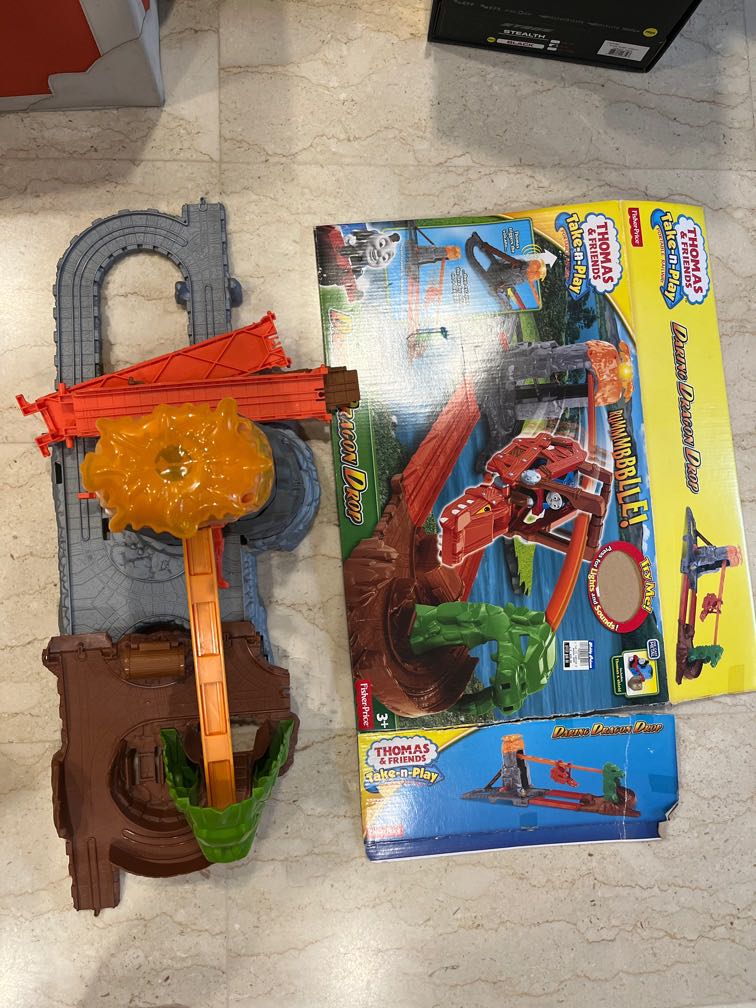 Thomas train daring dragon drop, Hobbies & Toys, Toys & Games on Carousell