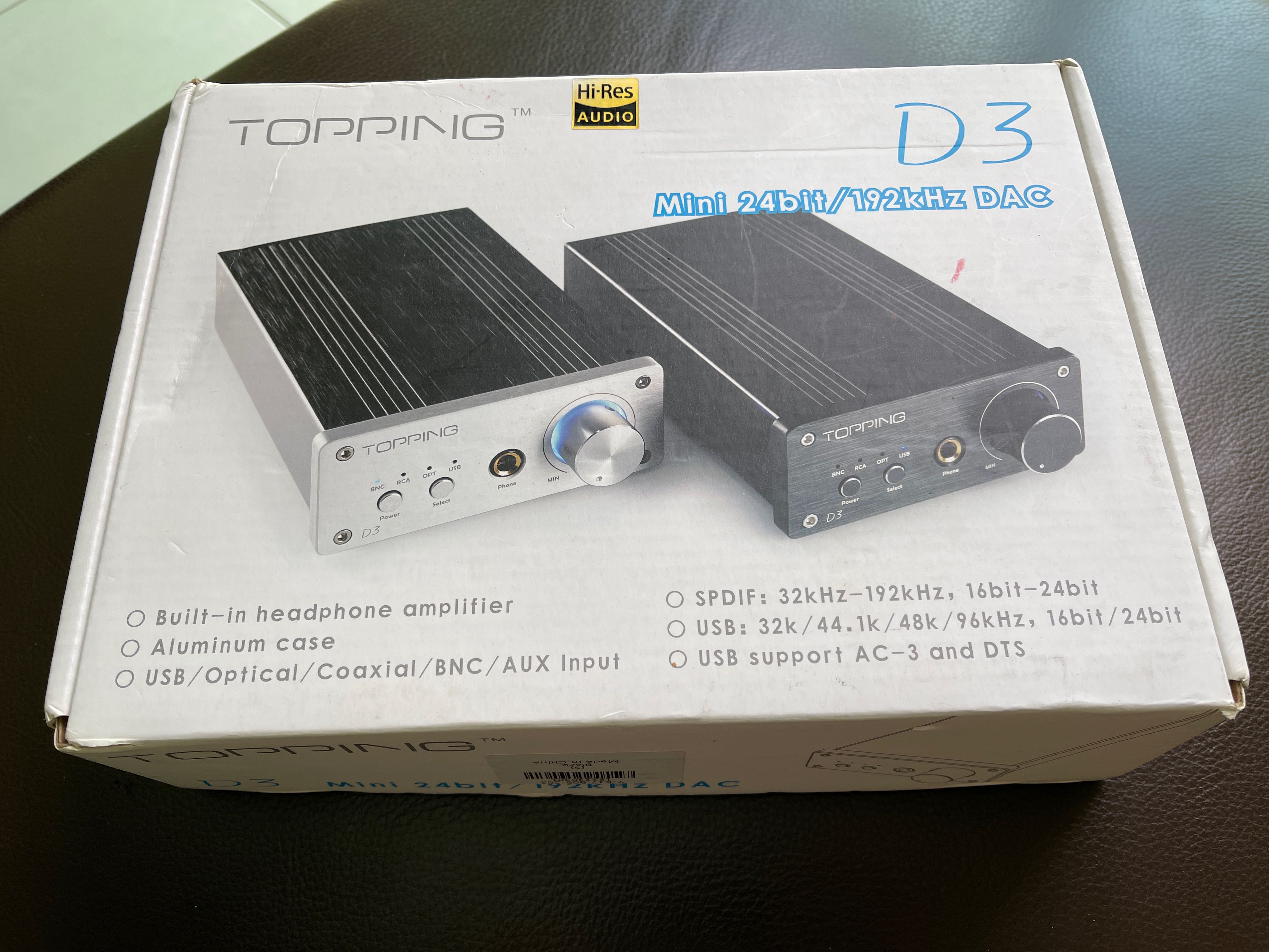 Topping D3 mini 24 bit DAC, Audio, Soundbars, Speakers & Amplifiers on ...
