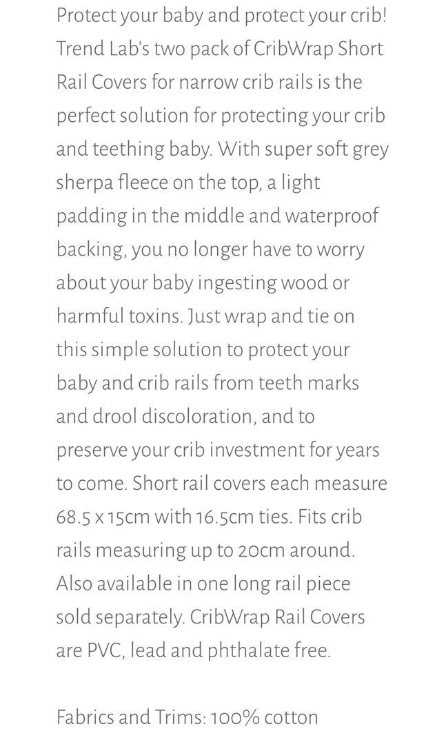 Trend Lab Crib Wrap
