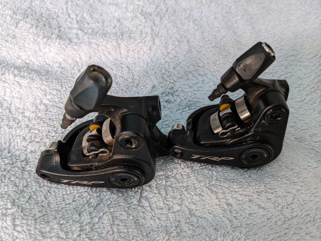 TRP Spyre-C mechanical disc brake caliper set with pads, Sports ...
