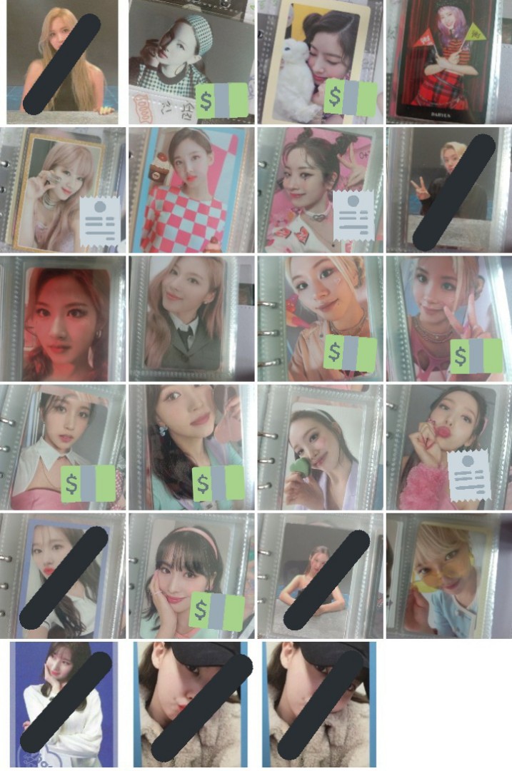 Twice photocard - eyes wide open, im nayeon, yes or yes, feel special, what is love, formula of ...