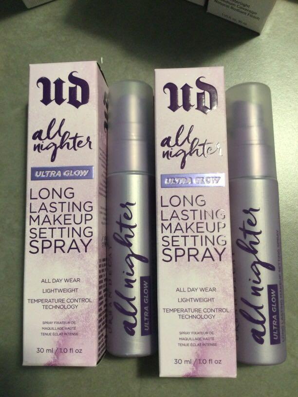 UD setting Spray - ultra Glow, Beauty & Personal Care, Face, Makeup on ...