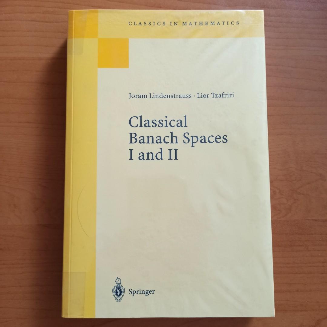 University mathematics - Banach spaces/operator theory ($40 each), Hobbies & Toys, Books ...