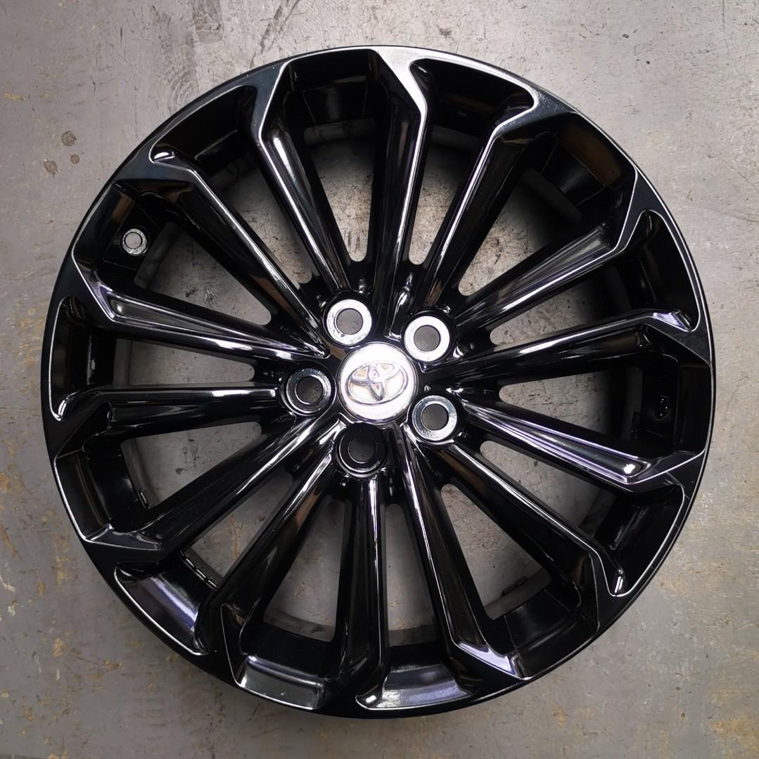 Used 17" Original Toyota Rims, Car Accessories, Tyres & Rims on Carousell