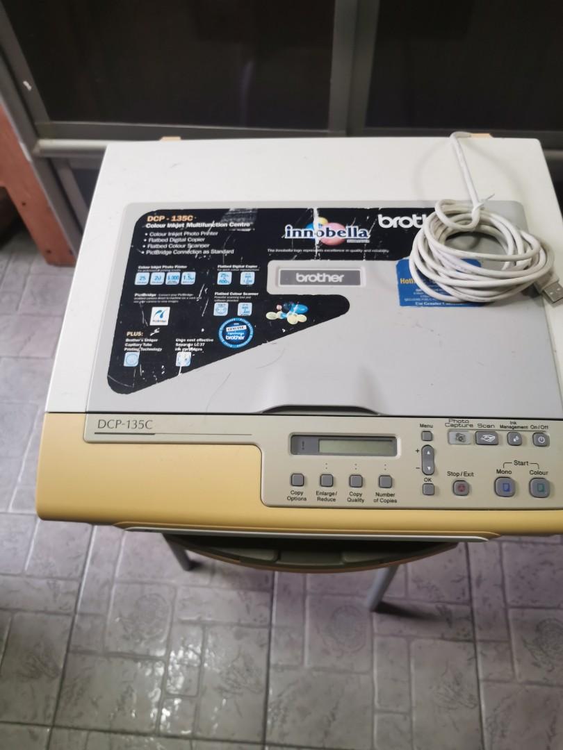 Used brother DCP-135C inkjet printer, Computers & Tech, Printers ...