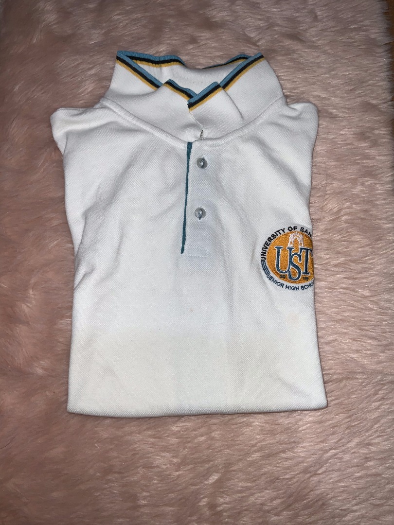 UST SHS Type B uniform Shirt/Polo (Small) for men, Men's Fashion, Tops ...