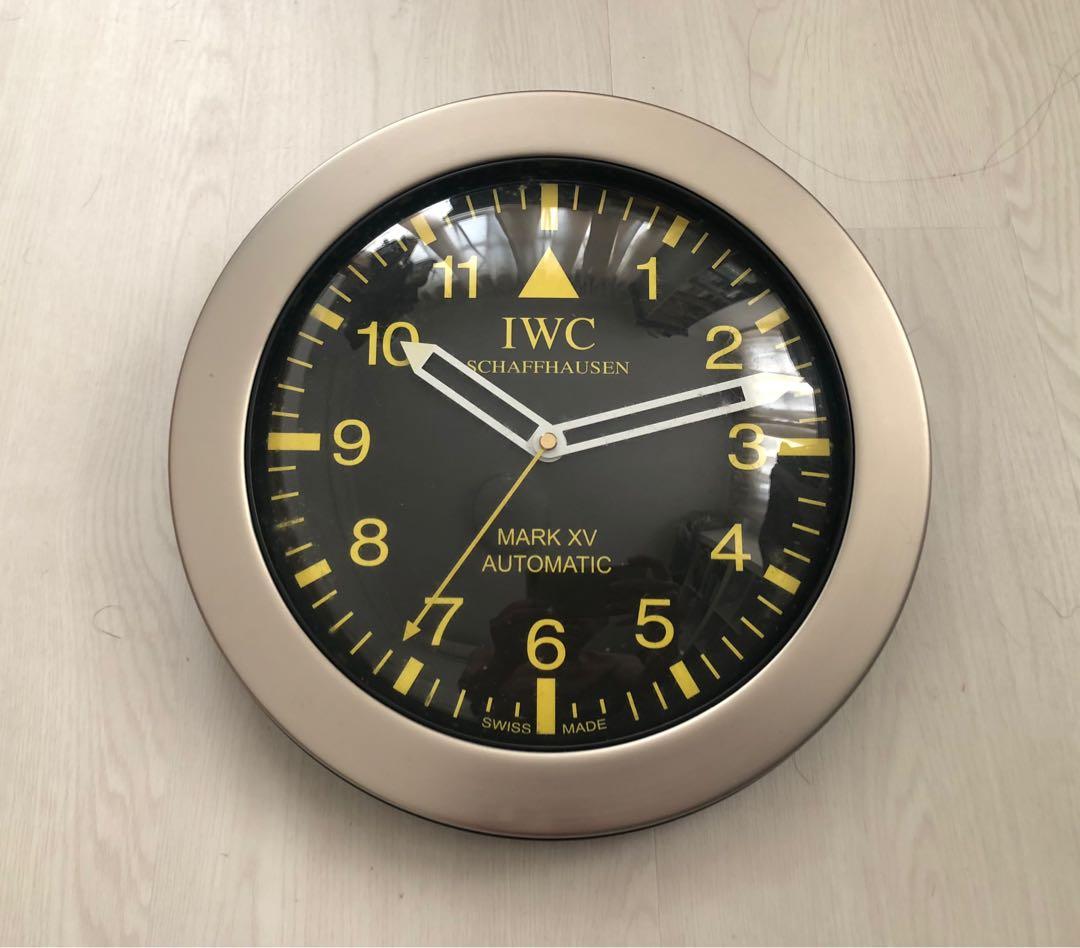 Vintage IWC Mark XV display wall clock, Furniture & Home Living, Home ...