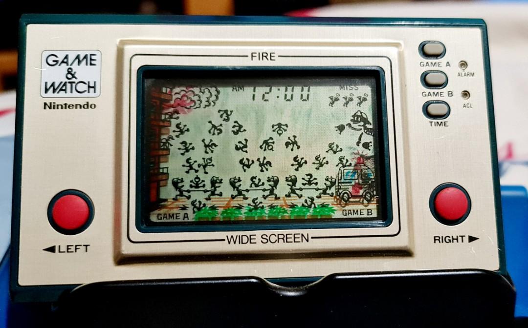 Vintage Nintendo Game & Watch widescreen - Fire - 1980, Hobbies & Toys ...