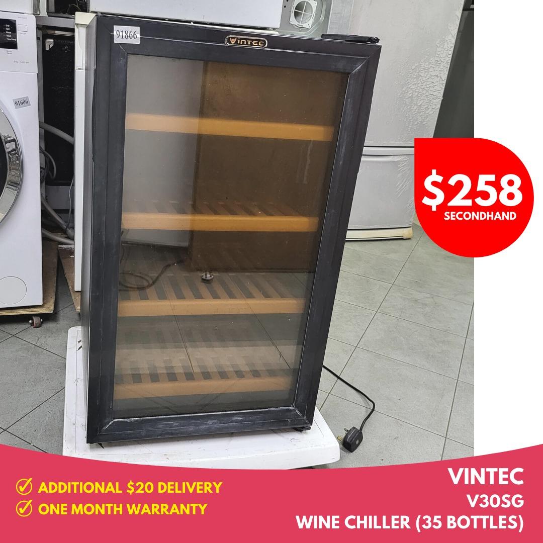 VINTEC WINE CHILLER (35 BOTTLES)_V30SG (91866/91863/90862/91179), TV ...