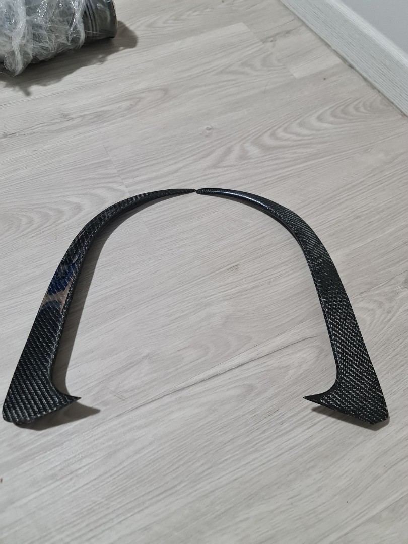 W117 Carbon Fibre Rear Canards, Car Accessories, Accessories on Carousell