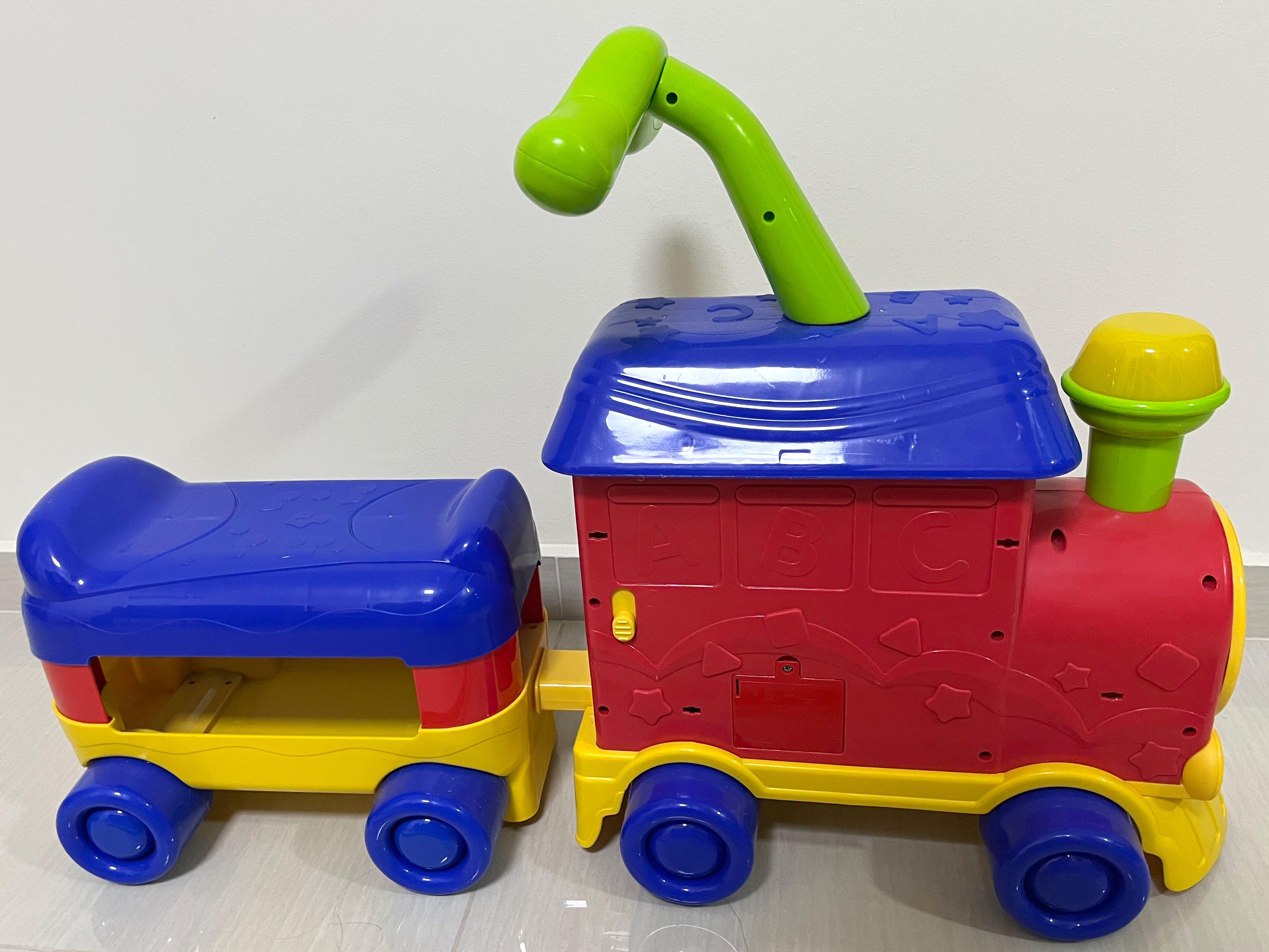 Winfun Walker Ride-On Learning - Blue Train, Babies & Kids, Infant ...