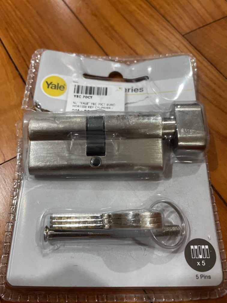 Yale 70mm Cylinder Lock, Furniture & Home Living, Security & Locks ...