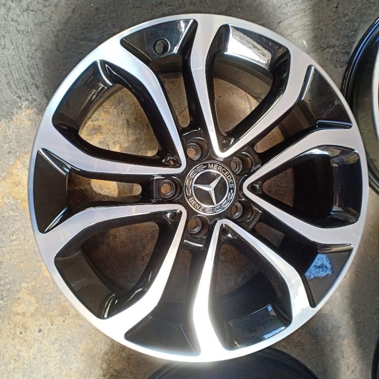 17" Mercedes Benz Original rims, Car Accessories, Tyres & Rims on Carousell