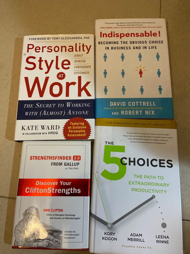 4 bundle professional/business/self-help books, Hobbies & Toys, Books ...