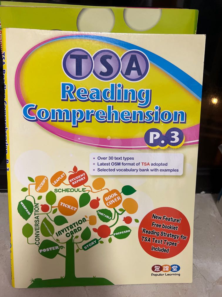 眾課堂英文閱讀理解 TSA reading comprehension P3, 興趣及遊戲, 書本 & 文具, 書本及雜誌 - 補充練習 ...