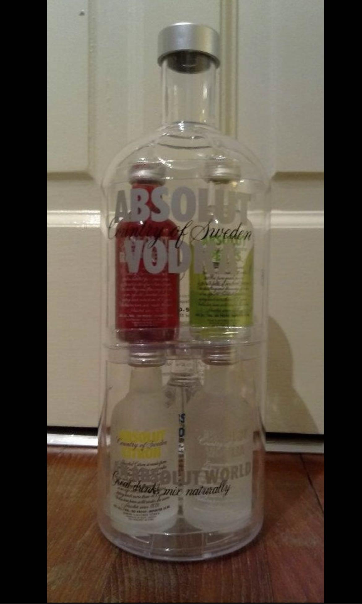 Absolut Naturals Mini Gift Pack 5 x 50ml Vodka Bottles ( Miniature 2nd ...