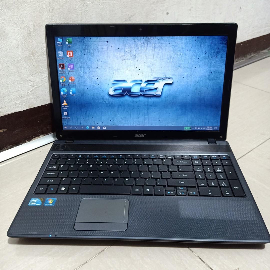 Acer Aspire 5733, Core i3 4gb ram 500gb hdd complete applications ready ...