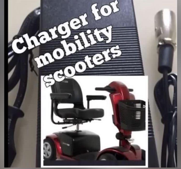 Adapter charger for mobility scooter, motorised wheelchair Charger for ...
