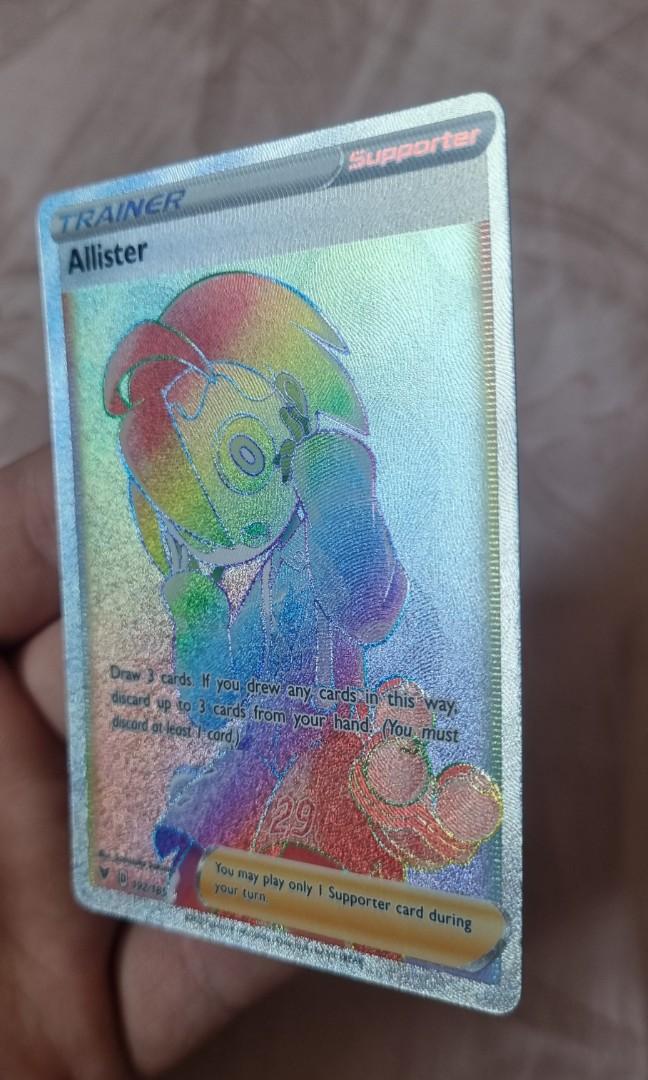 Allister Pokemon | Rainbow Rare | Secret Rare | Vivid Voltage | Pokemon ...