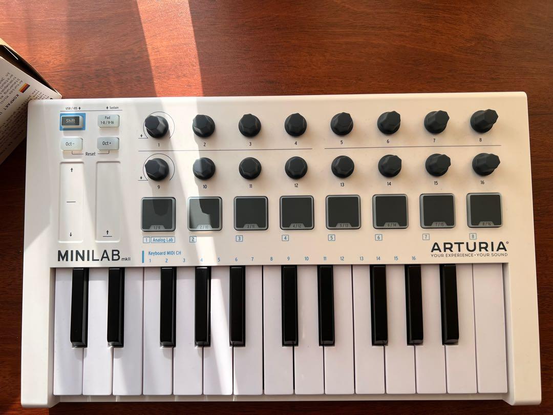 Arturia mini lab mark II, portable controller midi, Hobbies & Toys ...