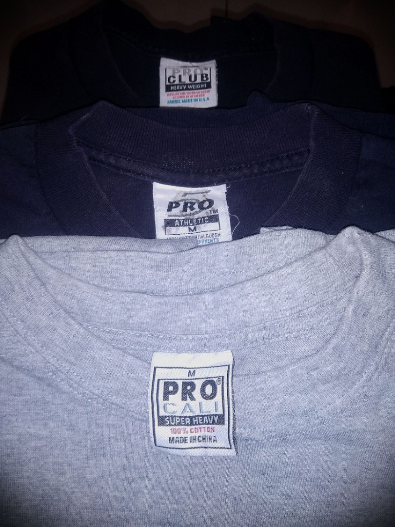 aspack blank tee PRO CLUB heavyweight PRO CALI super heavy cotton, Men ...