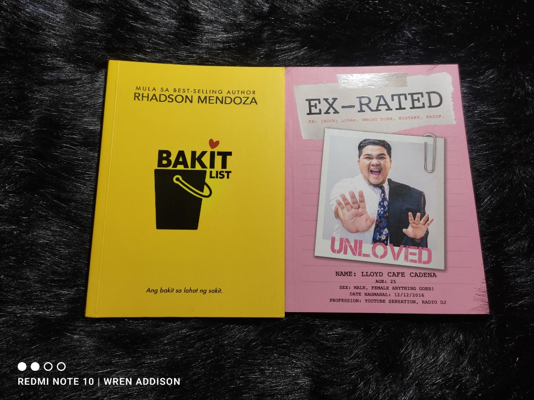 Bakit List and Ex Rated, Hobbies & Toys, Books & Magazines, Fiction ...