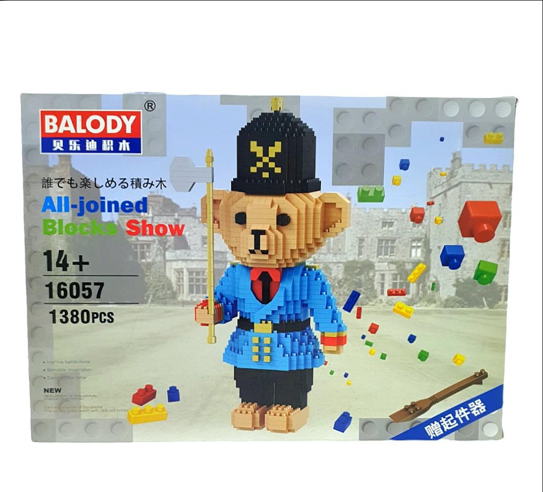 Balody All-Joined Blocks Show Bear Design #007, Hobbies & Toys, Toys ...