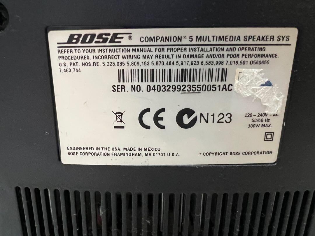 BOSE C5 Speaker, Audio, Soundbars, Speakers & Amplifiers on Carousell