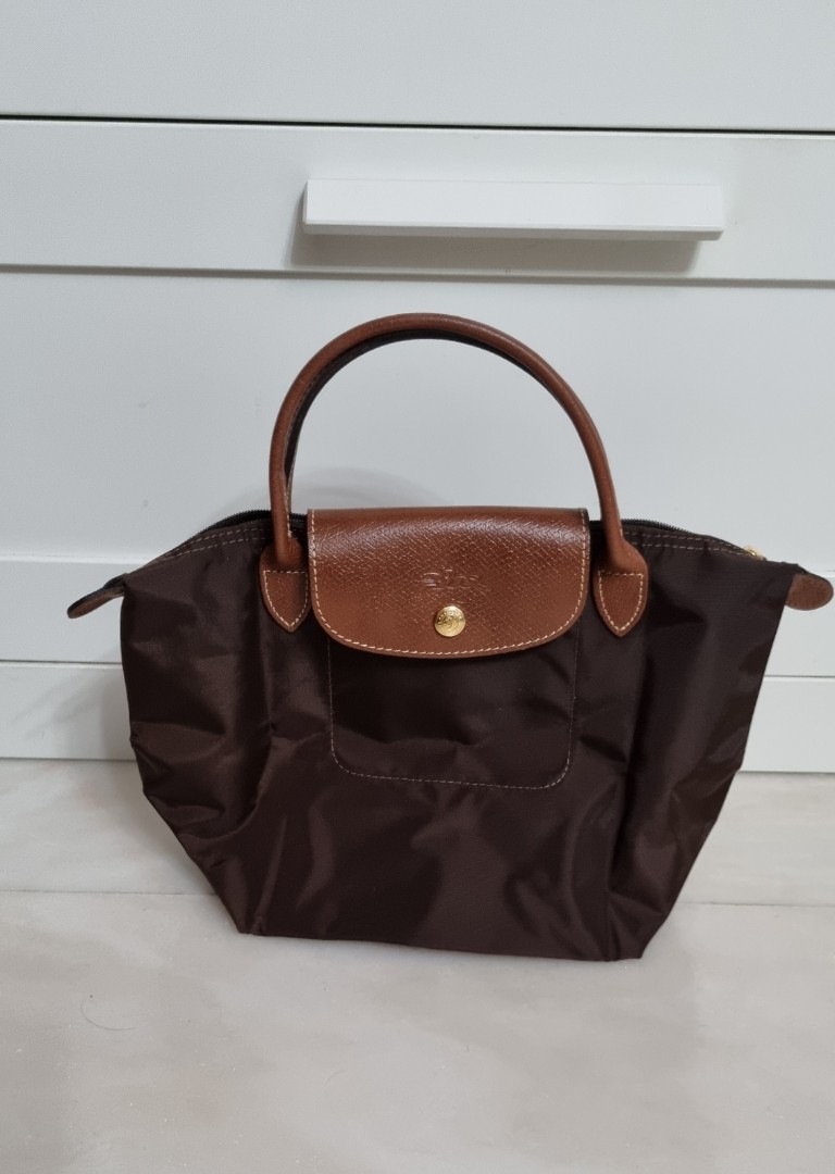 Authentic Longchamp Classic Le Pliage Short Handle Tote Bag Small In ...