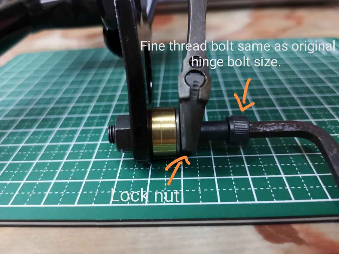 Brompton rear triangle spindle hinge removal tools, Sports Equipment ...