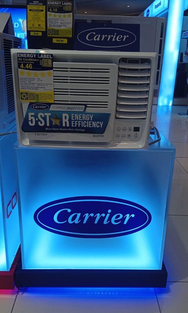 CARRIER WINDOW TYPE INVERTER AIRCON, TV & Home Appliances, Air ...