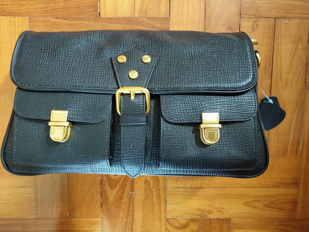 CFOB Russian Hatch leather Messenger Bag, Women's Fashion, Bags ...