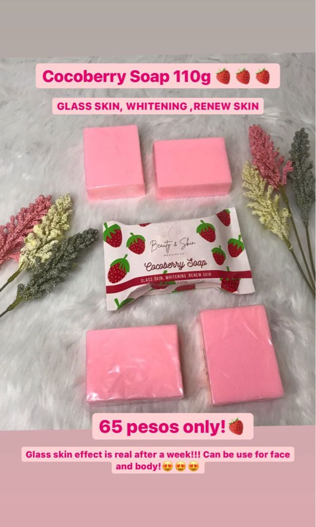 Cocoberry Soap 110g, Beauty & Personal Care, Bath & Body, Bath on Carousell