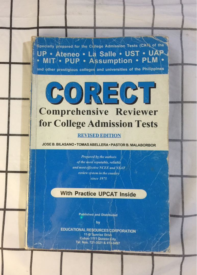 Comprehensive Reviewer for College Admission Tests (CORECT), Hobbies ...
