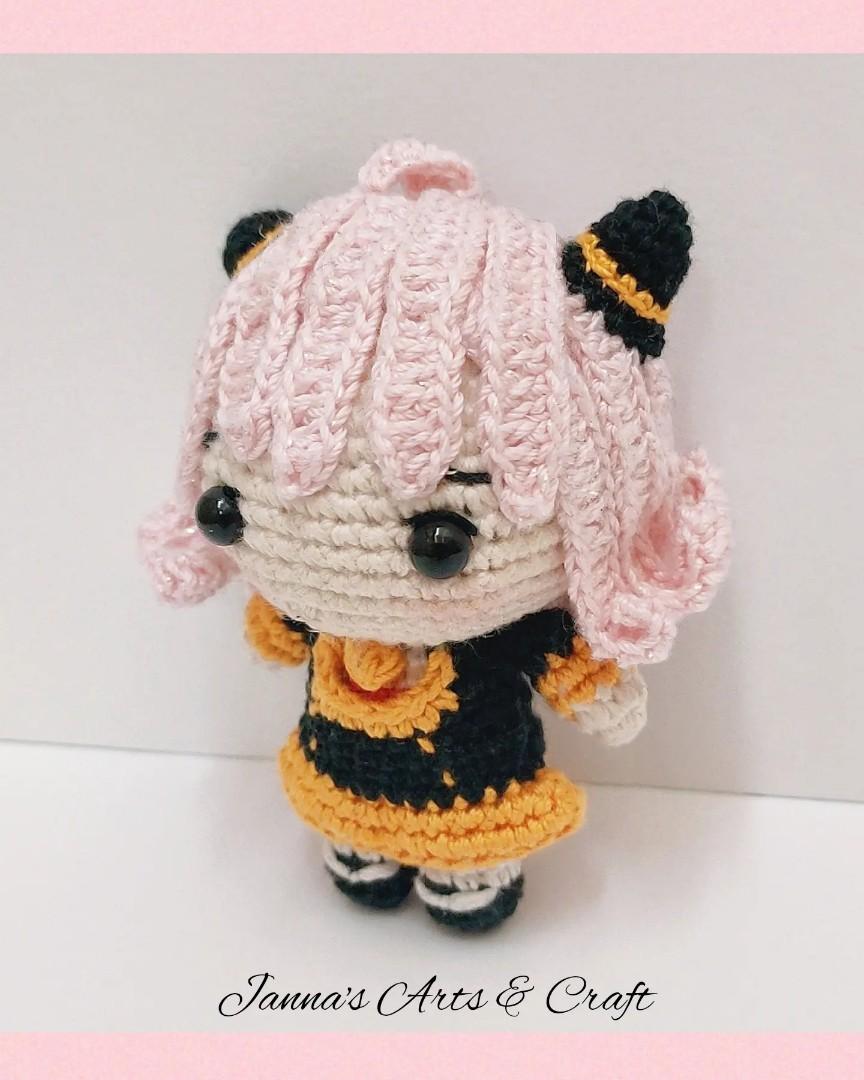 Crochet Mini Anya Amigurumi, Hobbies & Toys, Stationery & Craft ...