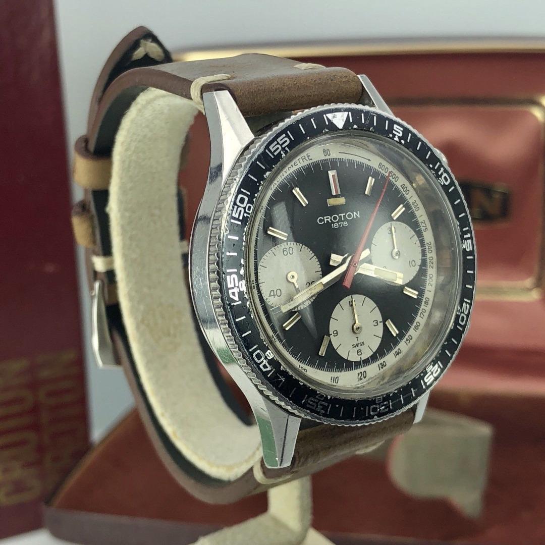 Croton Chronomaster with Valjoux 72 movement, Luxury, Watches on Carousell