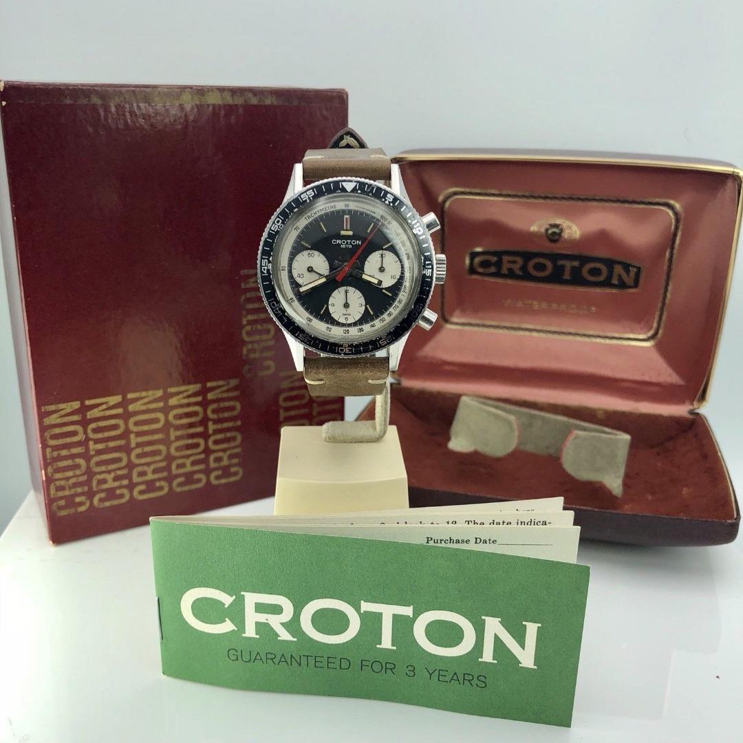 Croton Chronomaster with Valjoux 72 movement, Luxury, Watches on Carousell