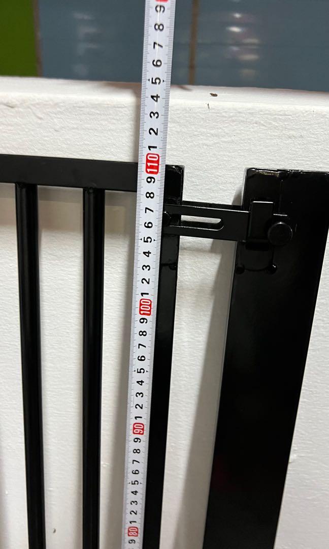 [Customised] Brand New Black Safety Gate 110cm tall x 114cm wide, Pet ...