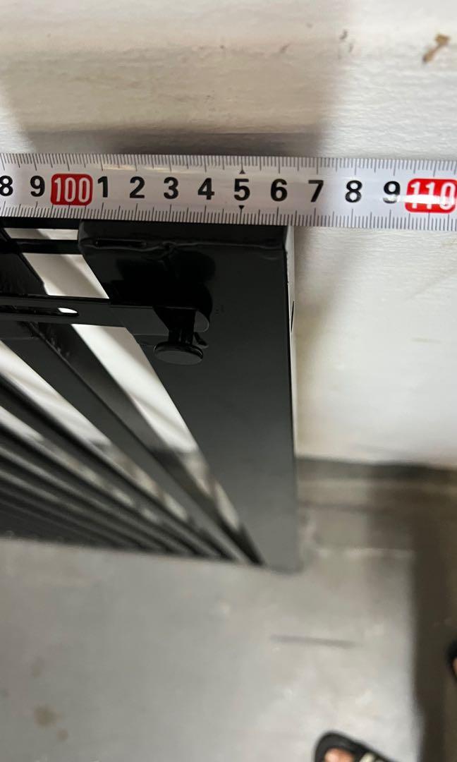 [Customised] Brand New Black Safety Gate 110cm tall x 114cm wide, Pet ...