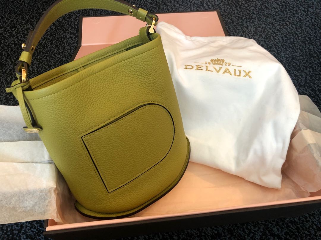 Delvaux Pin Mini Bucket Taurillon Soft, 名牌, 手袋及銀包 - Carousell