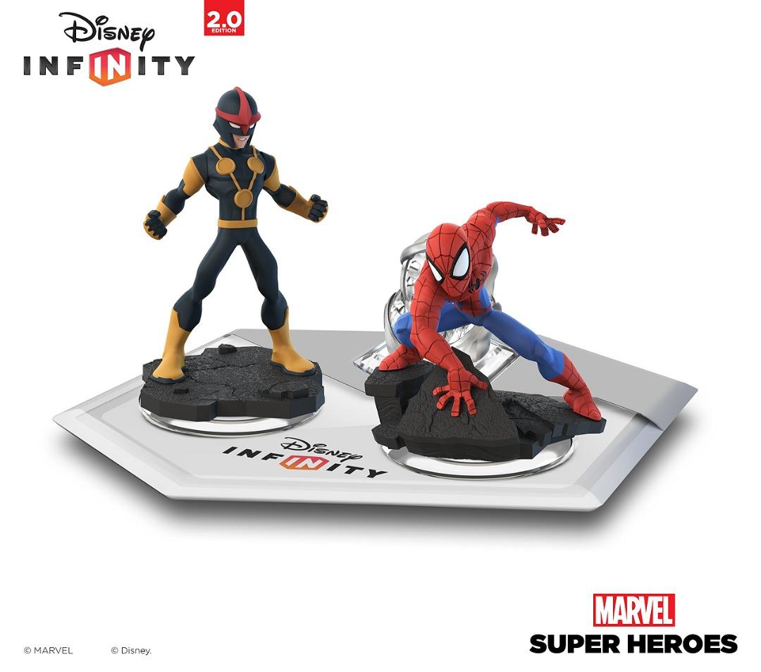 DISNEY INFINITY: MARVEL SUPER HEROES (2.0) Spider Man Play Set Action ...