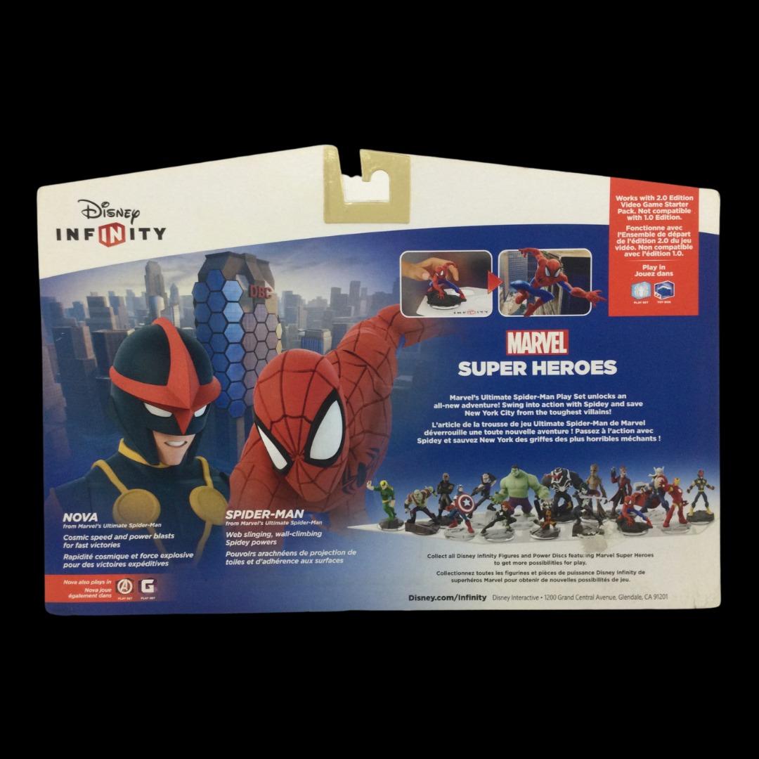 DISNEY INFINITY: MARVEL SUPER HEROES (2.0) Spider Man Play Set Action ...